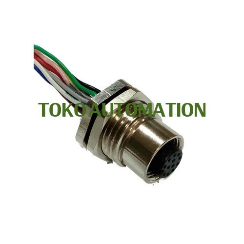 Fc88 M12 aviation plug socket 12 PIN Phase seat with 20cm cable SK34 ...