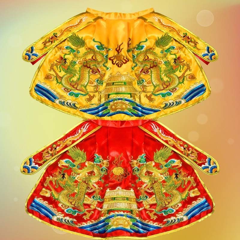 God Clothes God of Wealth Cloak Seiko Embroidery High-End Double Dragon ...