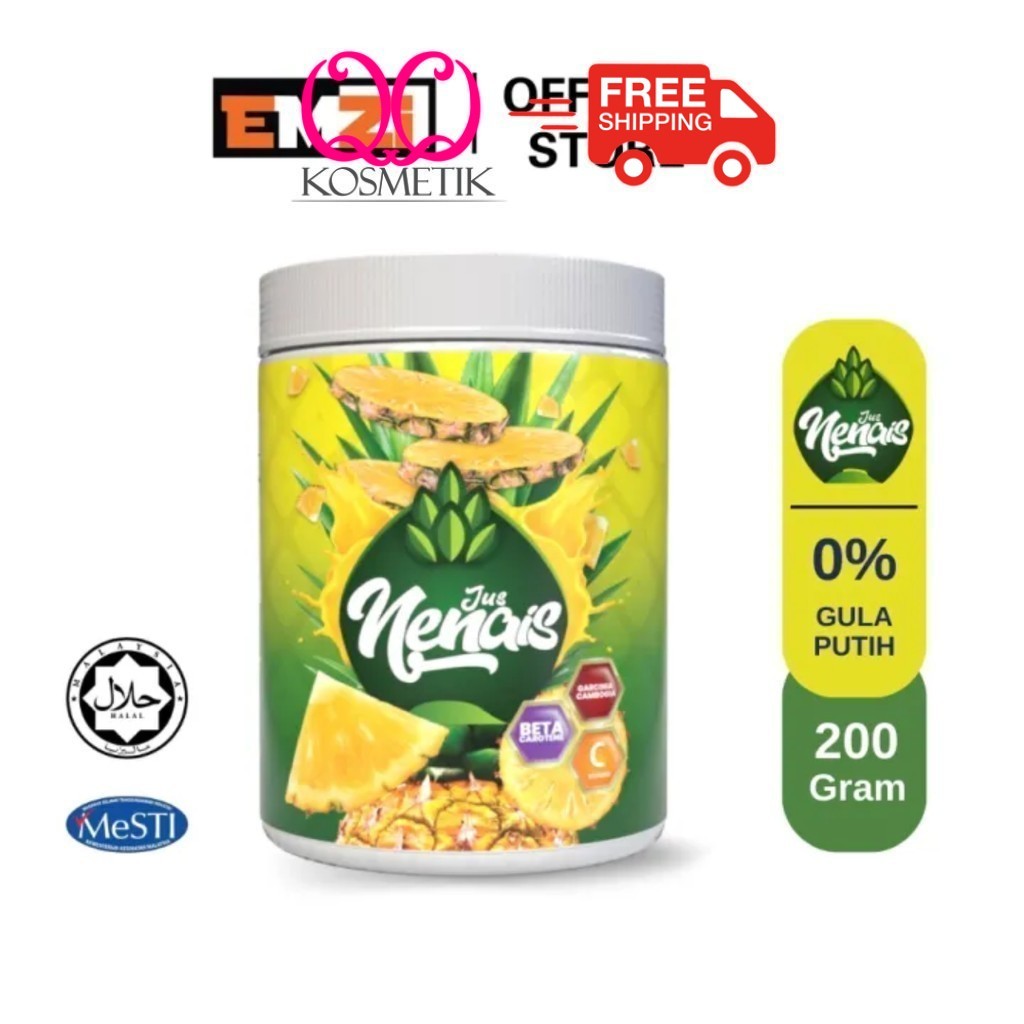 EMZI Jus NENAIS 200gm Campuran Nenas Minuman Jus Nenas Ala Kazim Olive ...