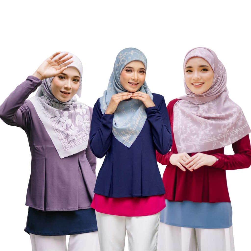 AS-IS Plain Dwicolor Ironless Blouse Vol 1 | Shopee Malaysia