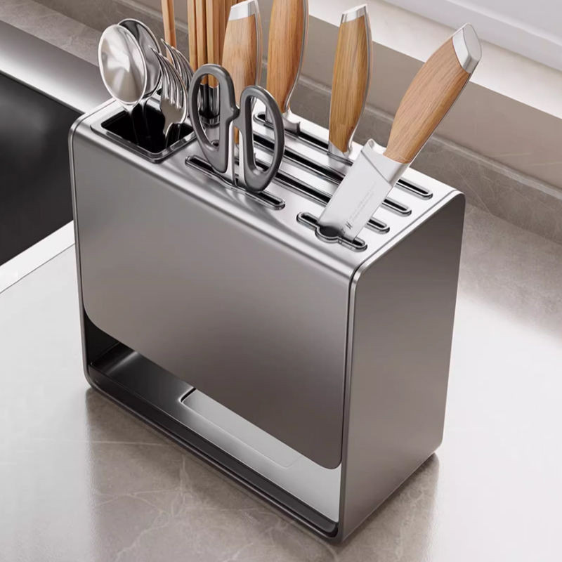 Knife Rack Rack Gun Gray Kitchen Kitchen Knife Rack Countertop ...