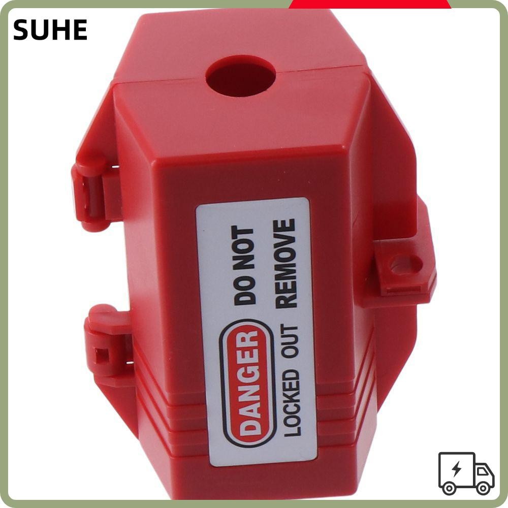 LUCKY-SUHE Large Electrical Plug Lock, Red Industrial Grade Plug Lock ...