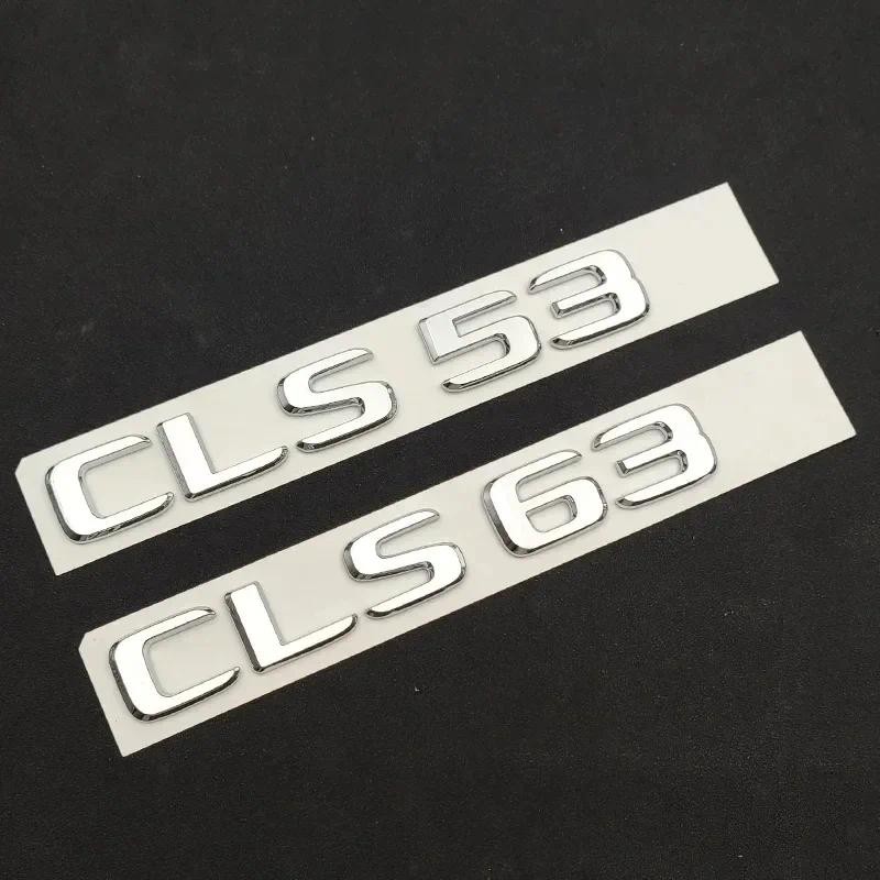 Black Logo ABS 3D Car Sticker Emblem Car Trunk Letters For Mercedes CLS ...