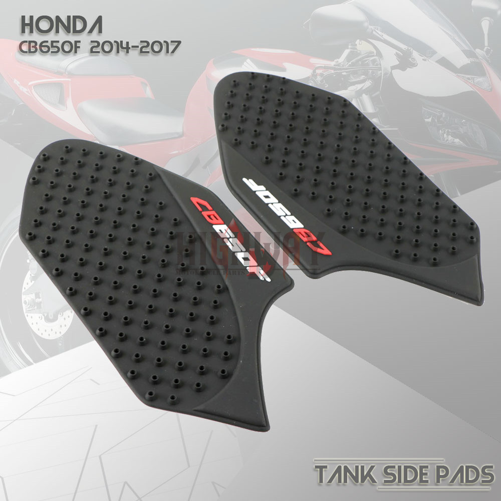 Honda CB650F CB650 2014-2017 anti slip fuel tank pad sticker knee grip ...