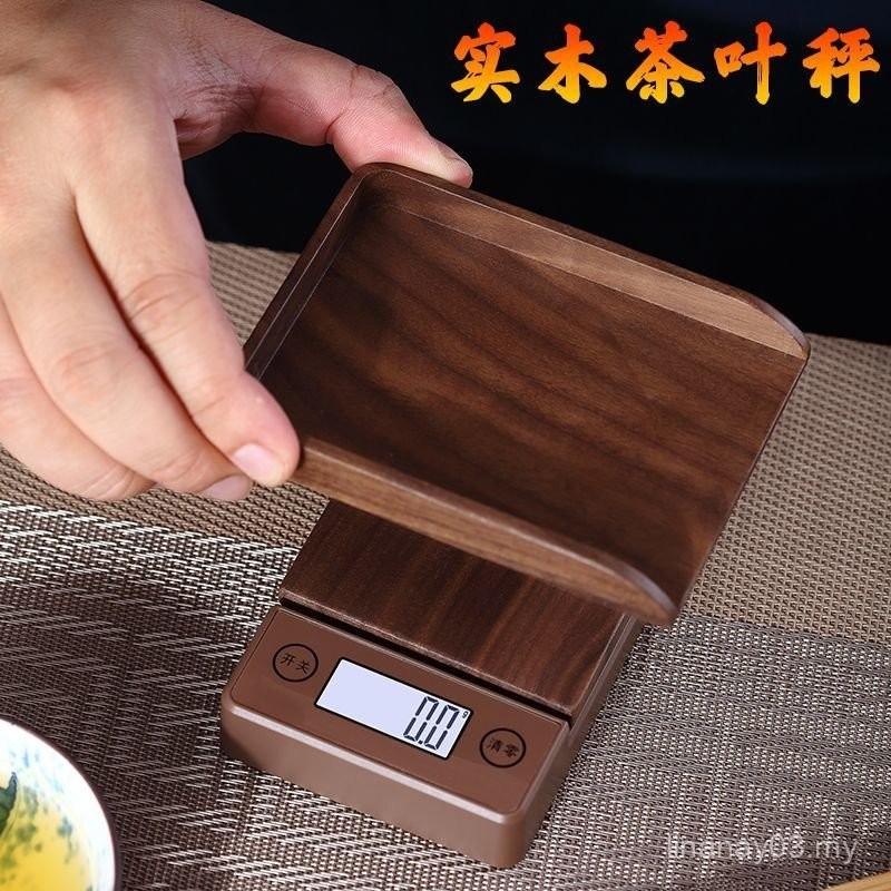 Solid Wood Household Small Tea Scale Grams Number Tea Electronic Scale ...