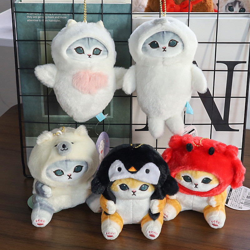 Mofusand Cosplay Marine Animal Plush Doll Penguin Crab Sea Dog Cute ...