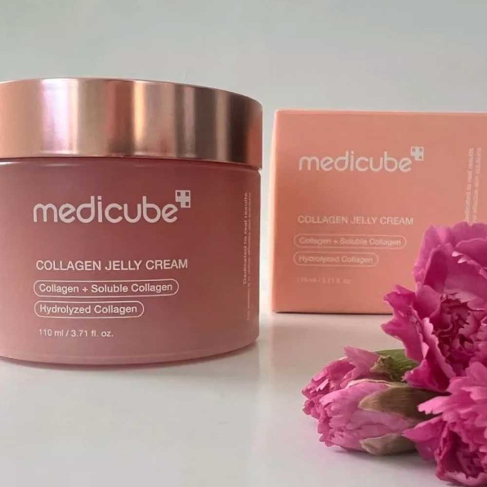 MEDICUBE Collagen Jelly Cream 110ml Real Collagen, PDRN, Glowing K ...