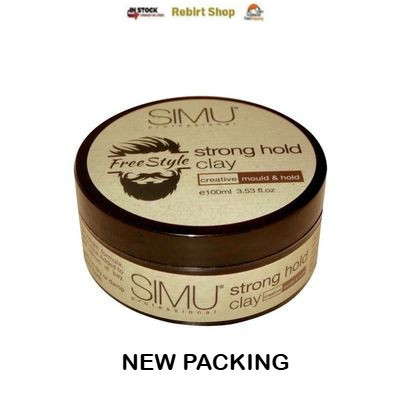SIMU Super Strong Hold Hair Clay - 100ml | Shopee Malaysia