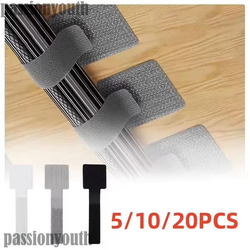 5/10/20PCS Reusable Cable Ties Fastening Wire Organizer Cord Rope ...