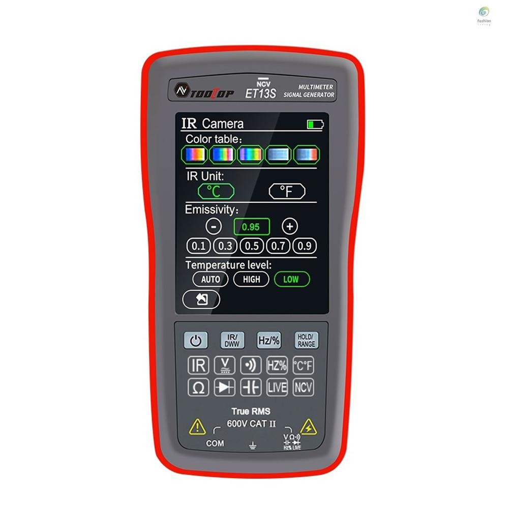 ET13S 2in1 Thermal Imager Multimeter 192*192 IR Resolution 10000 Counts ...
