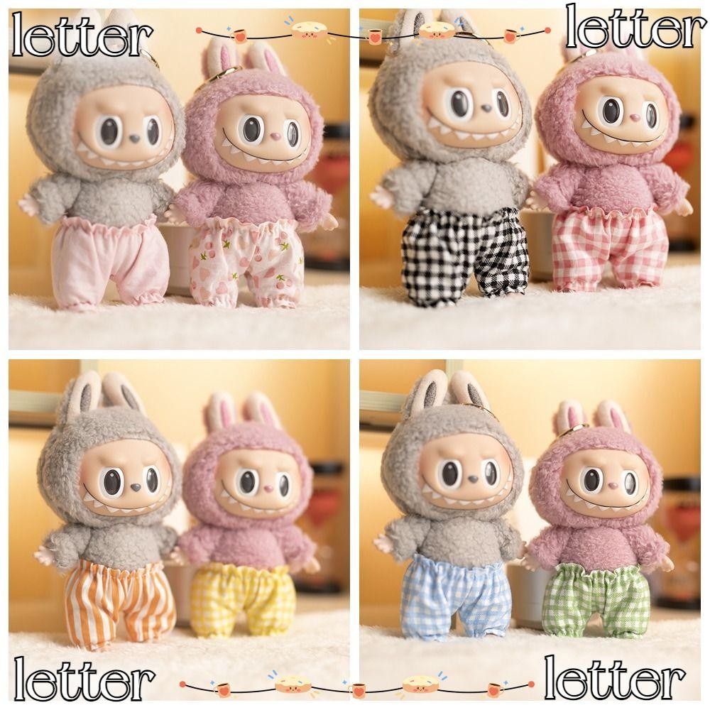LETTER Labubu Shorts, For|Cos Gift Labubu Doll Clothes, Durable ...