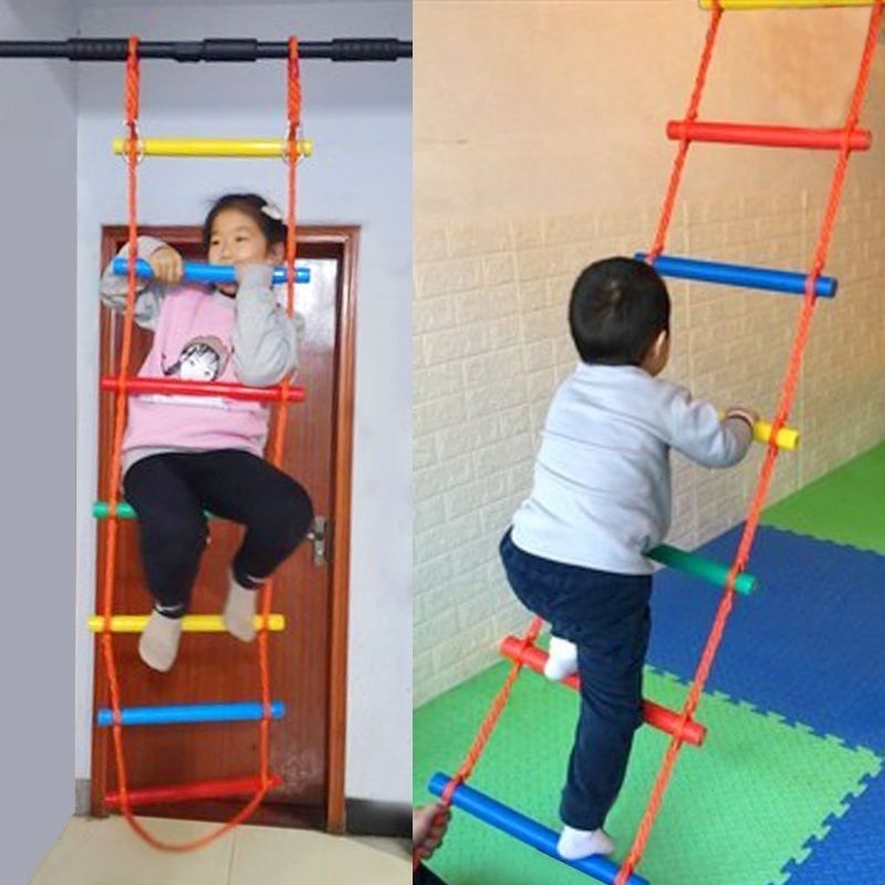 Children Indoor Soft Ladder Rainbow Ladder Sports Equipment Ladder ...