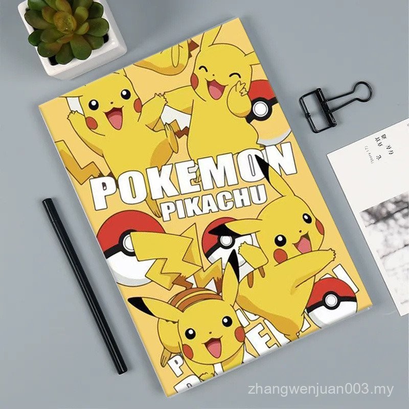Pikachu Series A5 Hard Shell Notebook Full Color Painted Inner Page ...
