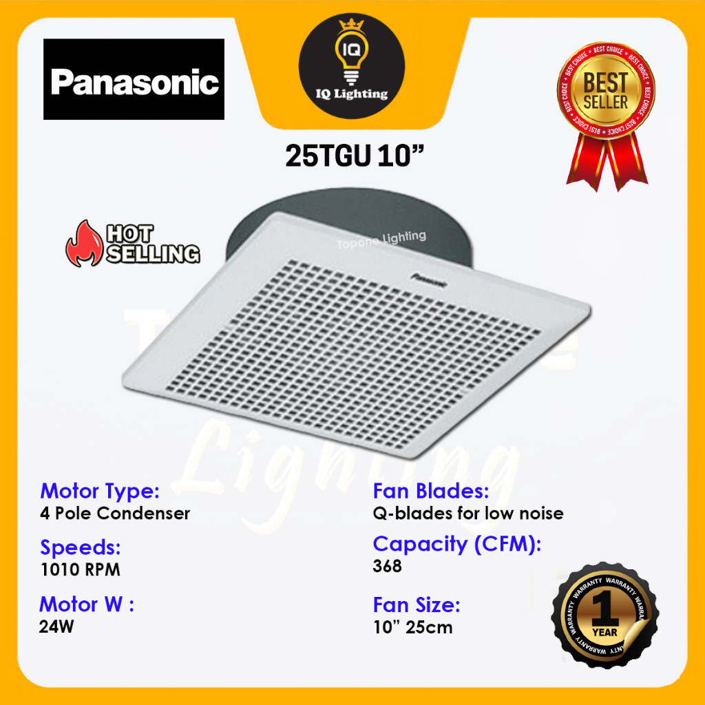 Panasonic KDK Ceiling Wall Exhaust Fan 8 10 12 inches Ventilation Fan ...