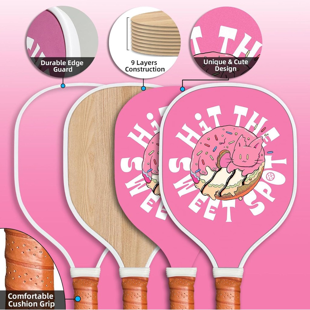 Poplar Pick racket cartoon suit student exercise Pickleball ...