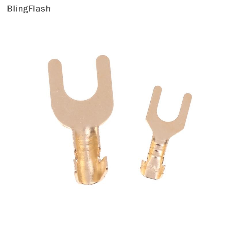 [Bli] 100Pcs/Pack 3.2/4.2/5.2/6.2MM U-Shaped Brass Cable Grounding Lug ...