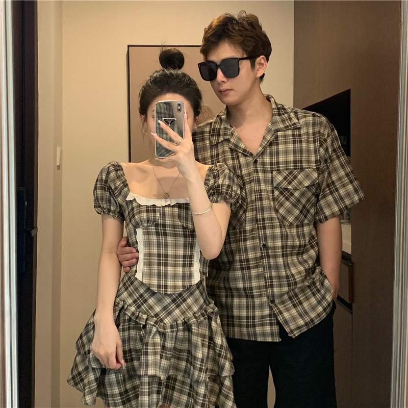 2025 CNY Chinese New Year couple outfit Tang suit 中国风情侣装 Couple's ...