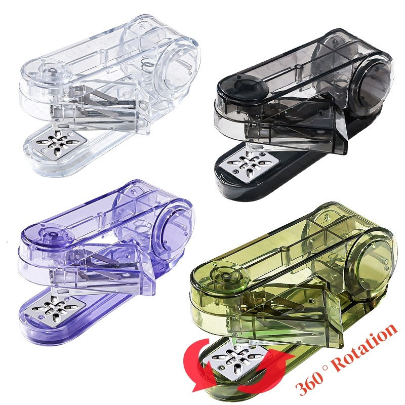 Transparent Transparent Rotatable Stapler Student Stapler Office ...