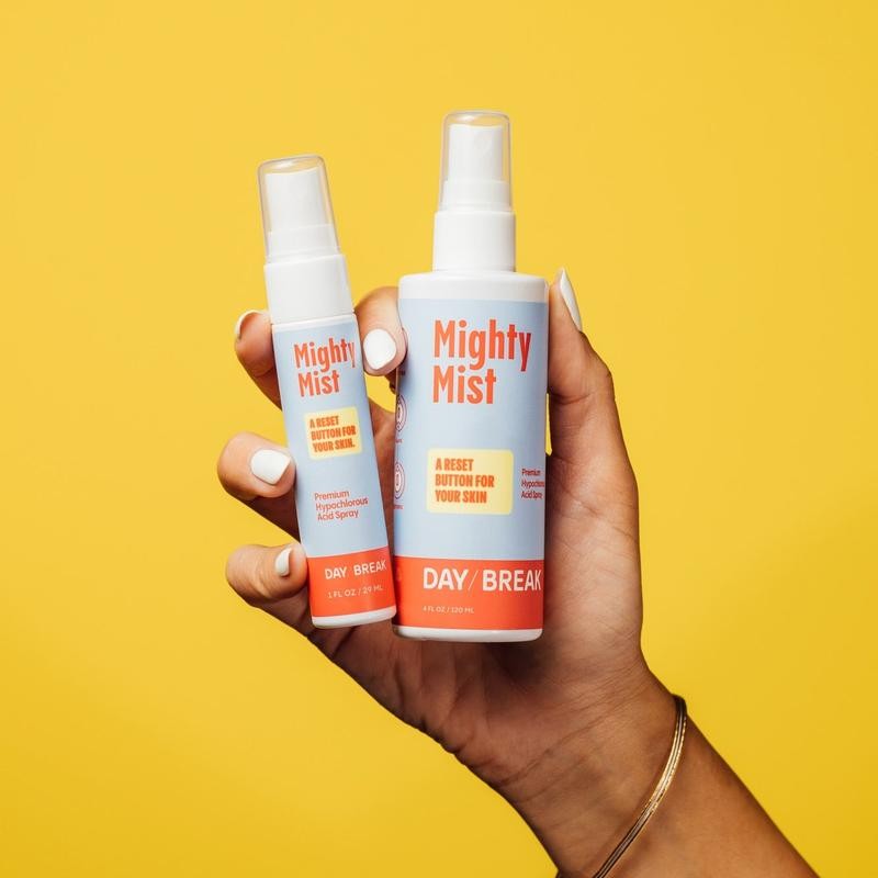 Mighty Mist Premium Hypochlorous Acid Spray for Acne, Eczema, Rosacea ...