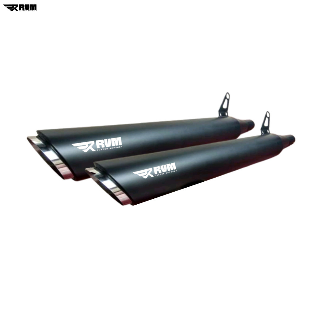 CUSTOM RVM EXHAUST FOR W175, BOBBER, ROYAL ENFIELD | Shopee Malaysia