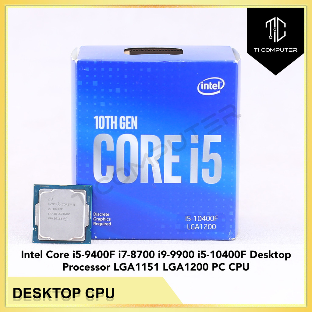Intel Core i5-9400F i7-8700 i9-9900 i5-10400F Desktop Processor LGA1151 ...