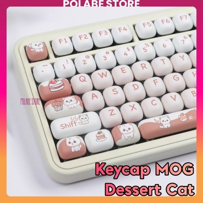 Switch Keycap Dessert Cat mog Profile Polabe Store Keycap mog bread ...