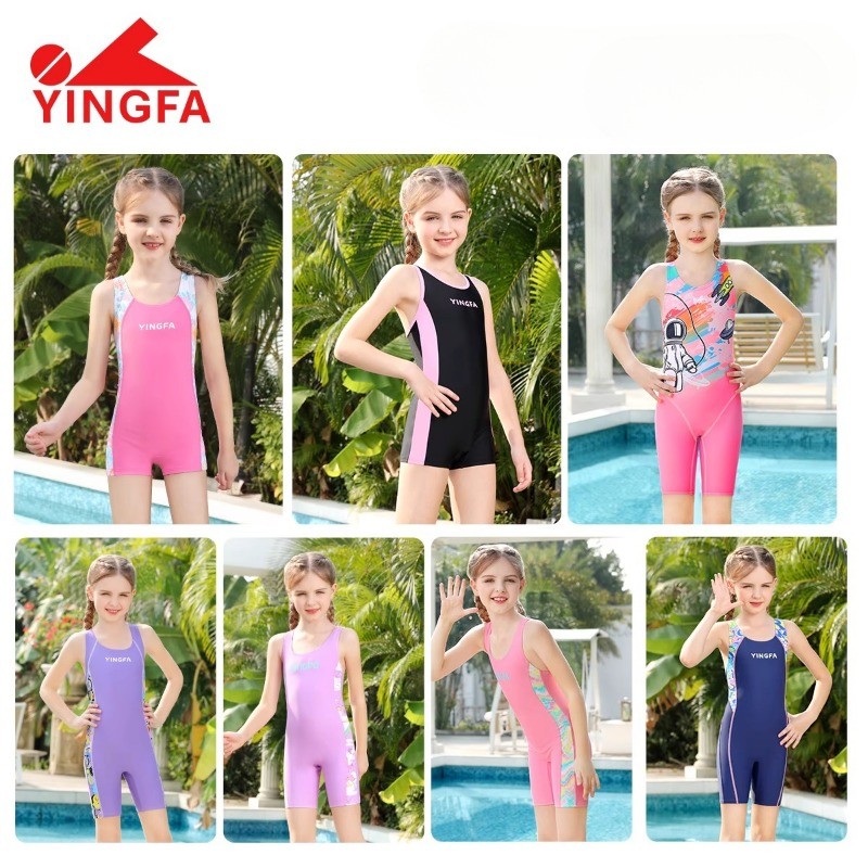YINGFA 2025 Girls Professional Training Swimwear One-Piece Competition ...