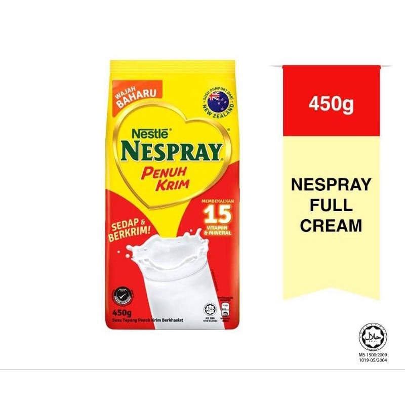 NESTLE NESPRAY Full Cream Milk Powder (450g) | Shopee Malaysia