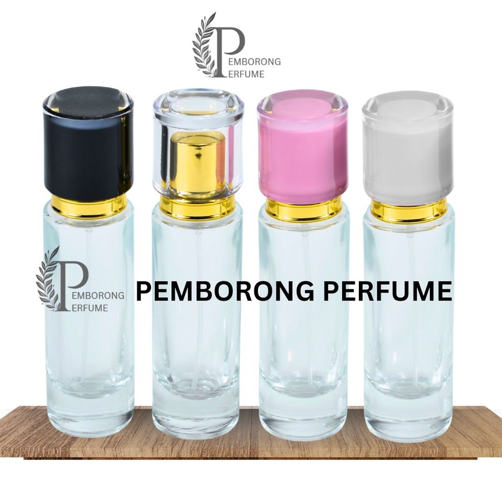 BOTOL KACA PERFUME SPRAY EMPTY / BOTOL KOSONG 30ML ACRYLIC CAP | Shopee ...