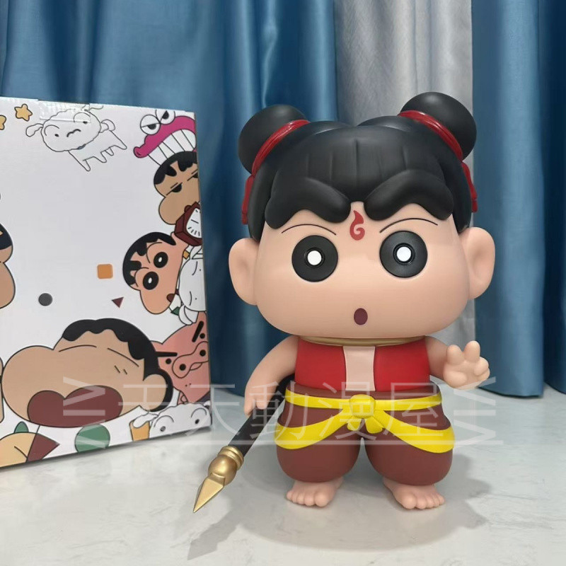 Free Shipping Crayon Shin-Chan Model Magic Boy Nezha Shin-Chan cos ...