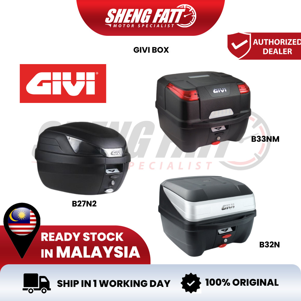GIVI BOX Motorcycle Case Top Box Kotak Motor Belakang Honda Yamaha ...