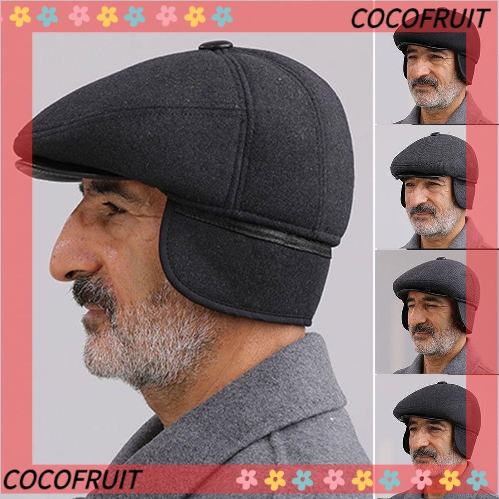 COCOFRUIT Earflap Cap, Keep Warm Thick Men Berets, Quality With Ear ...