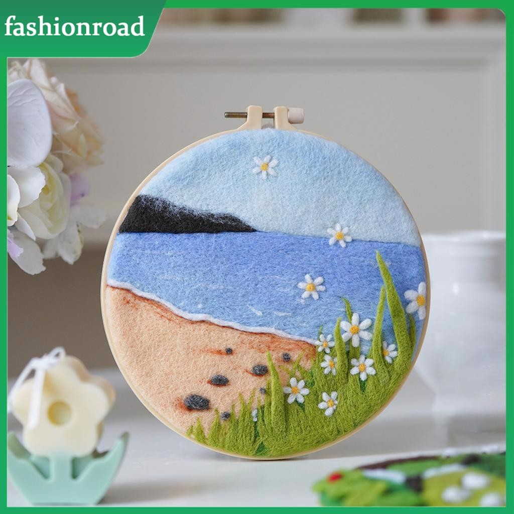 1/2/3/5 Landscape Wool Needle Felting Kit Beginner Children DIY ...