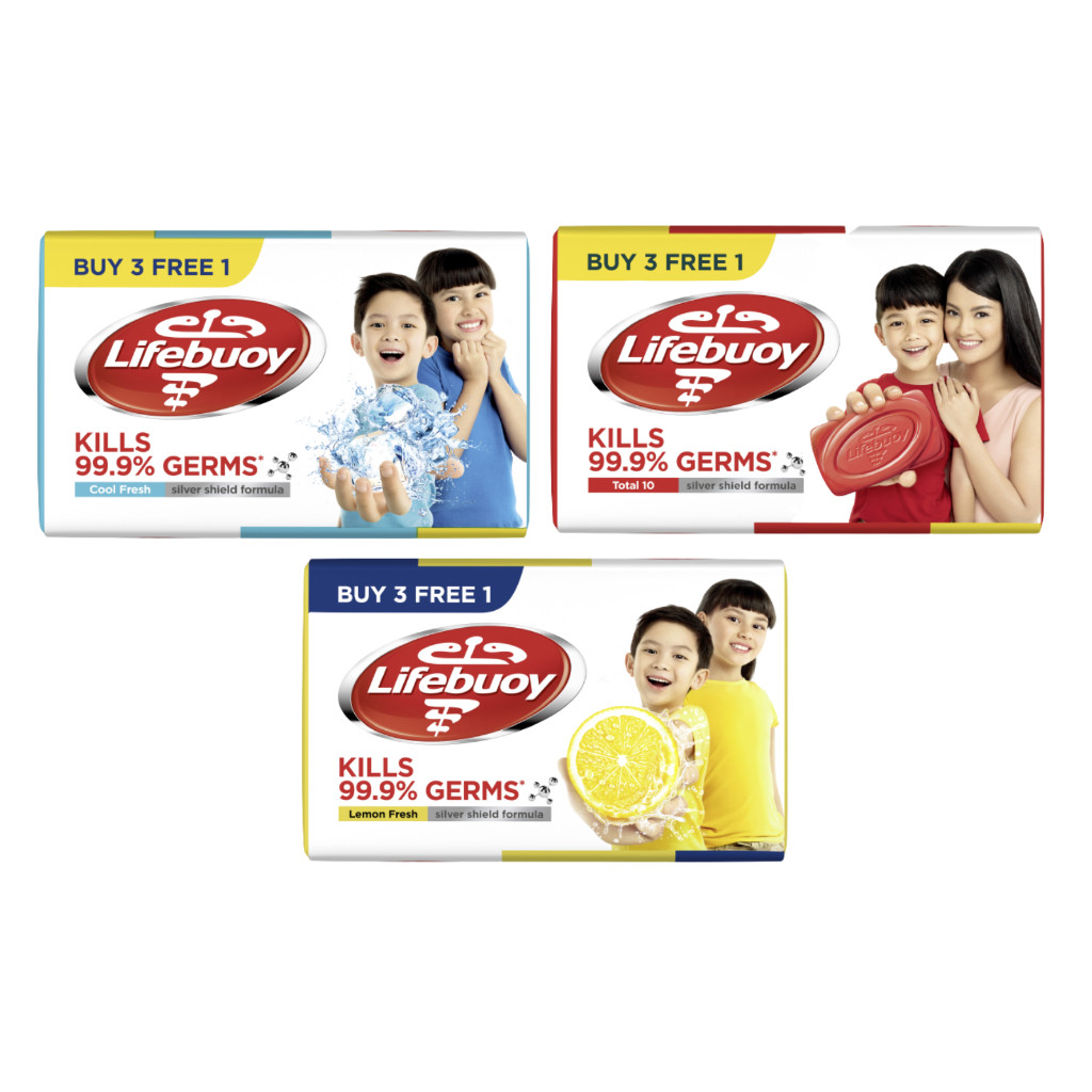 Lifebuoy Antibacterial Bar Soap B3F1 (100g) - 3 Variants | Shopee Malaysia