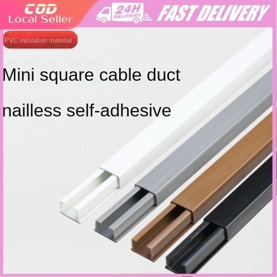 1Meter Pvc Tv Wire Hider Kit for Self-Adhesive Tv Cable Covers Raceway Cable Management Hide ...