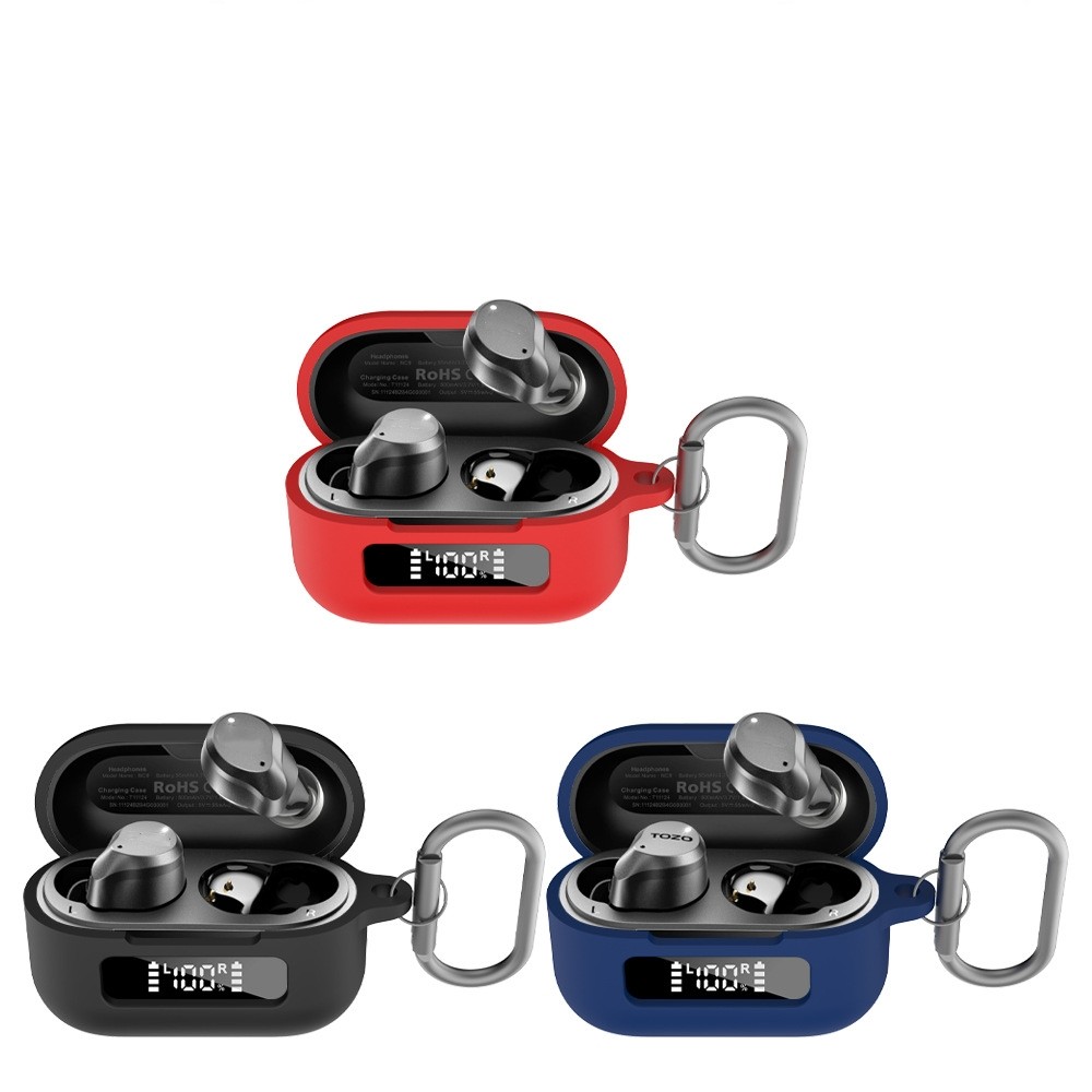 Silicone Protective Case For TOZO NC9 2024 Bluetooth Headset，Protective ...