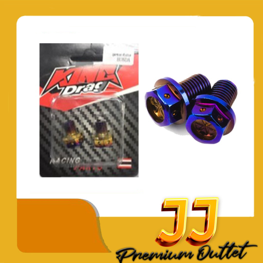 Yamaha Titanium Side Mirror Cap Screw (2pcs) | Shopee Malaysia