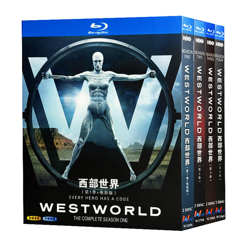 Blu-ray Ultra HD American Drama Westworld Season 1-4+Movie Version BD ...