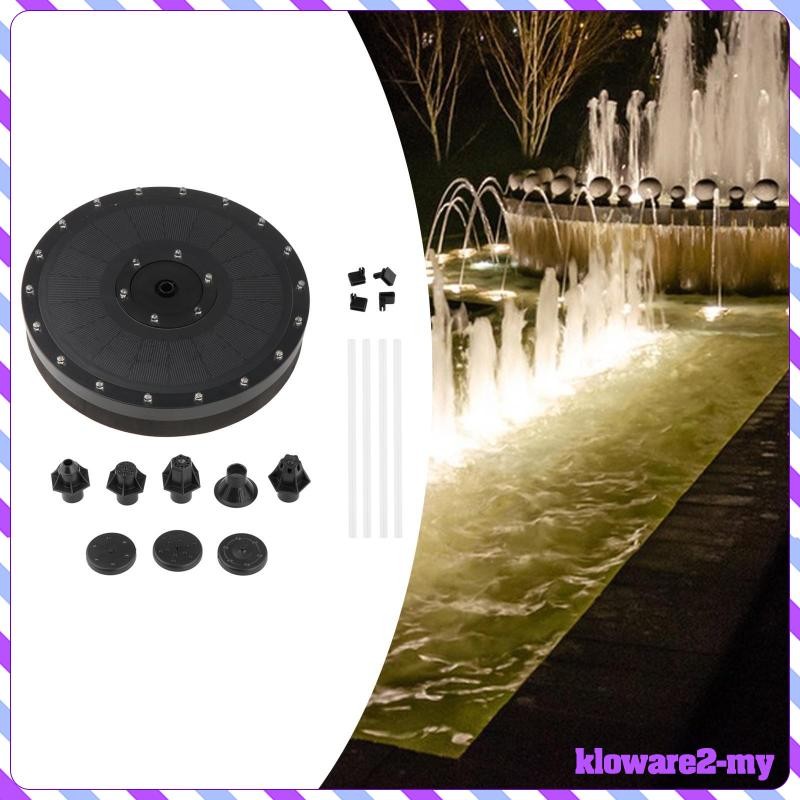 [KlowareafMY] Solar Water Pump Water Cycle with 7 Removable Nozzles for ...