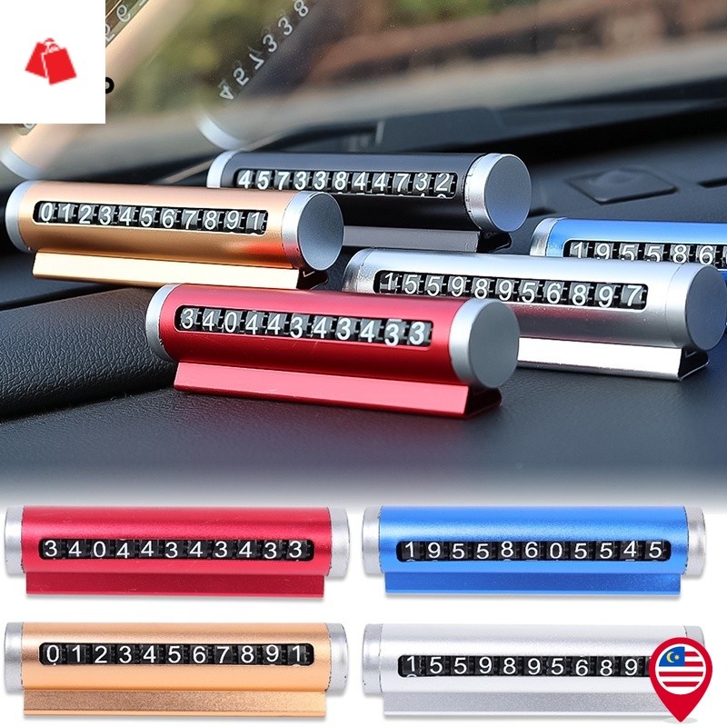 BK-Portable Roller Type Car Temporary Parking Number Plate Automobile ...