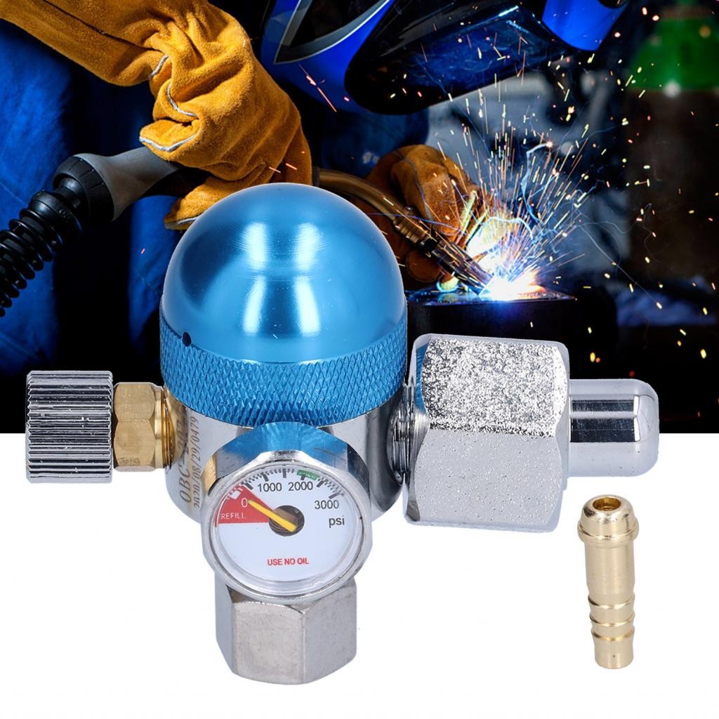 Soxii Welder Flow Regulator Meter 0-20L/min Output Welding Gas Gauge 0 ...