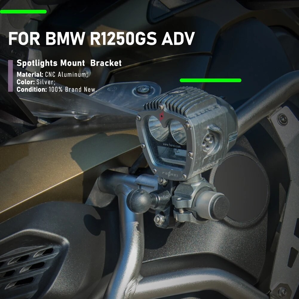 Hfmoto Suitable for BMW R1250GS ADV 19-23 Modified Spotlight Bracket ...