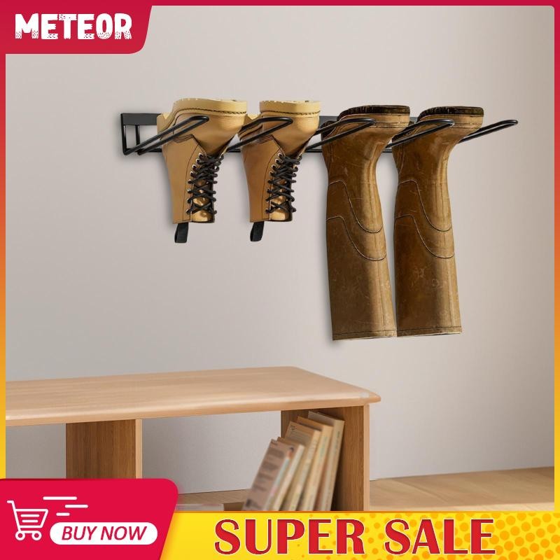 [meteorMY] Boot Drying Rack Boot Storage Rack 4 Seat Supplies Saving ...