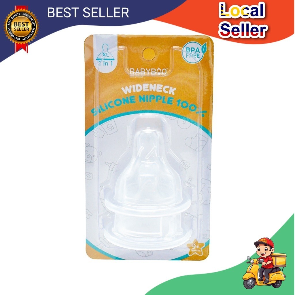 (2pcs/pack) XL Size, Puting Susu, Puting Botol Susu Silicone Nipple ...