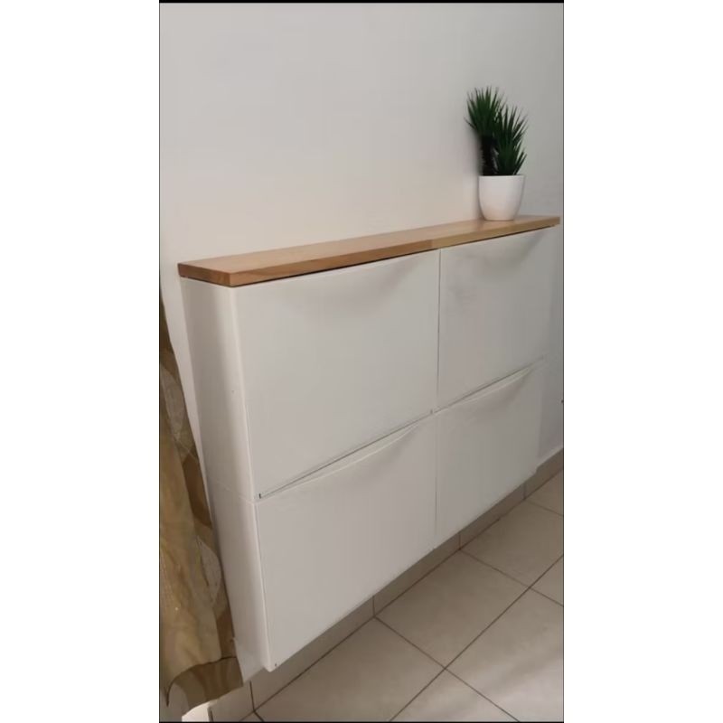 💥ORIGINAL💥 IKEA TRONES Shoe cabinet/storage, white, 52x18x39 cm ...