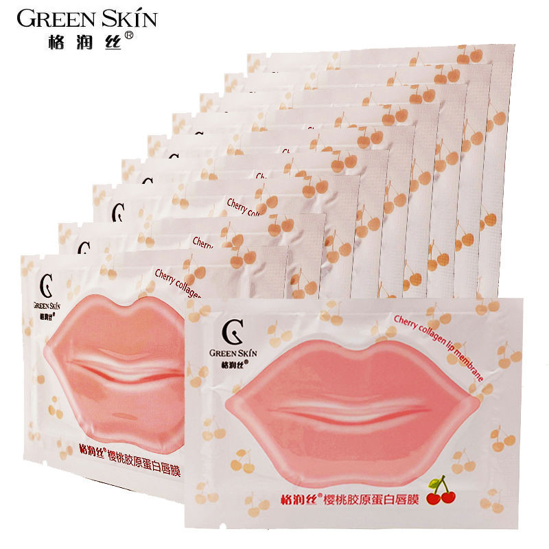 Gerrin cherry collagen lip film 8g * 10 pieces of moisturizing lip ...