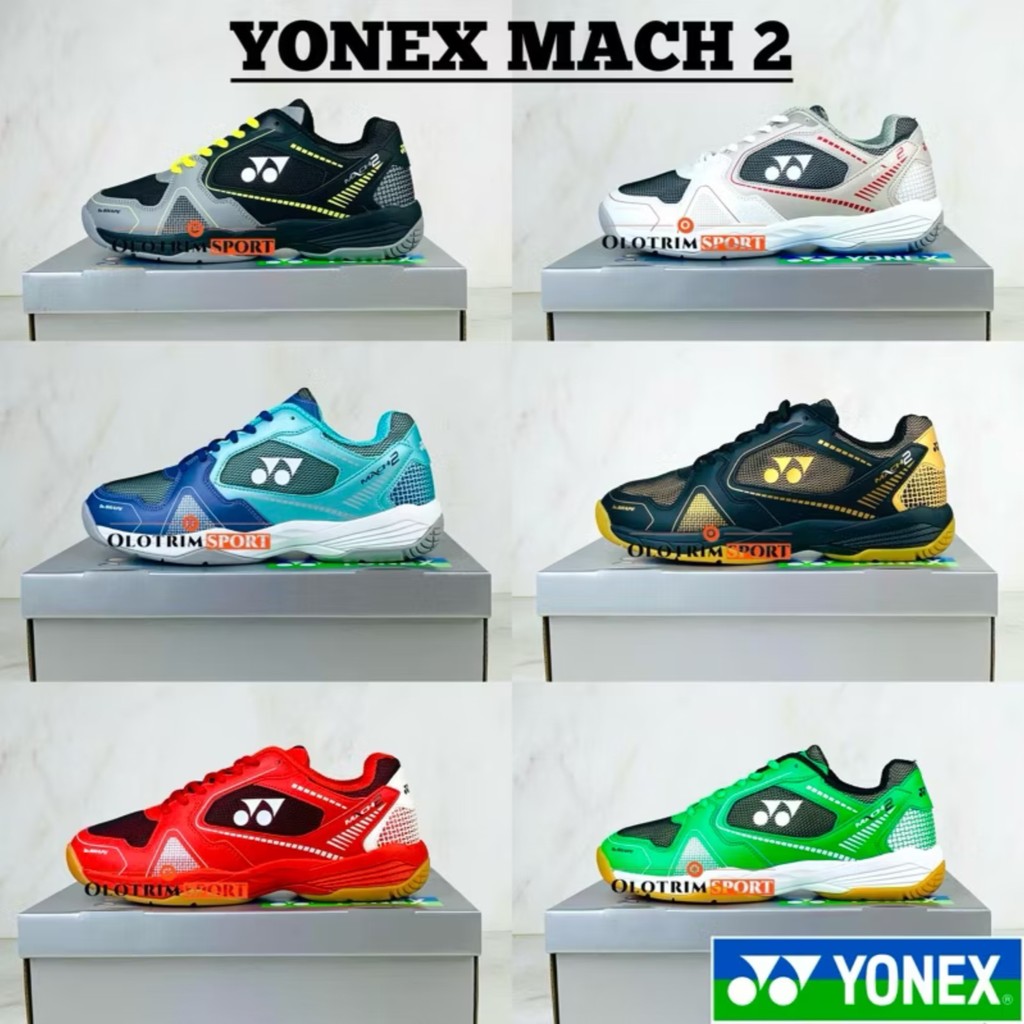 YONEX MACH 2 II Badminton Shoes 100% ORIGINAL YONEX | Shopee Malaysia
