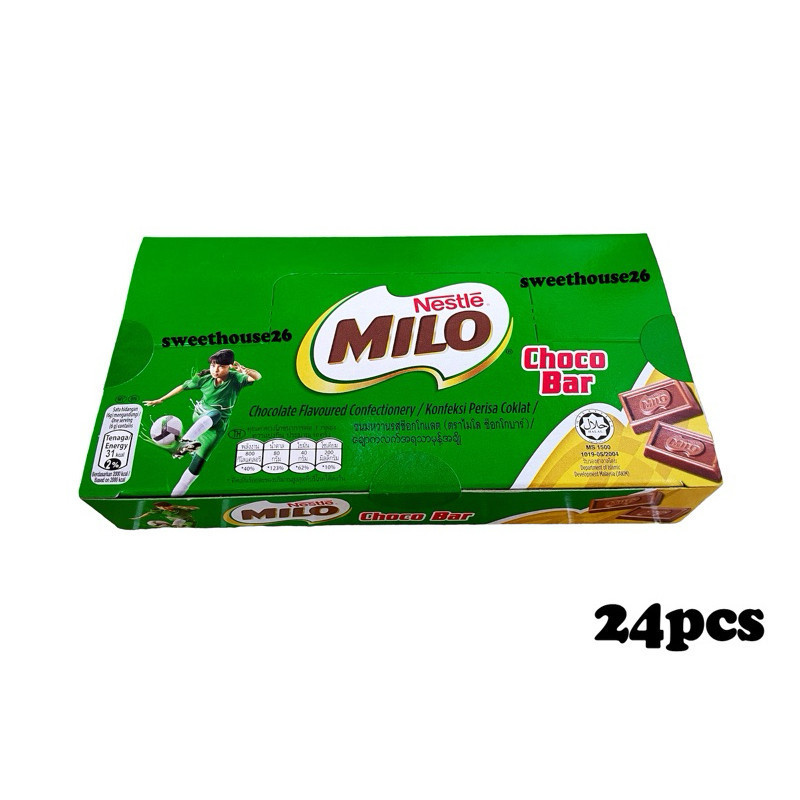Nestle Milo Choco Bar 6g x 24pcs / 30g x 24pcs(Energy Bar) HALAL ...