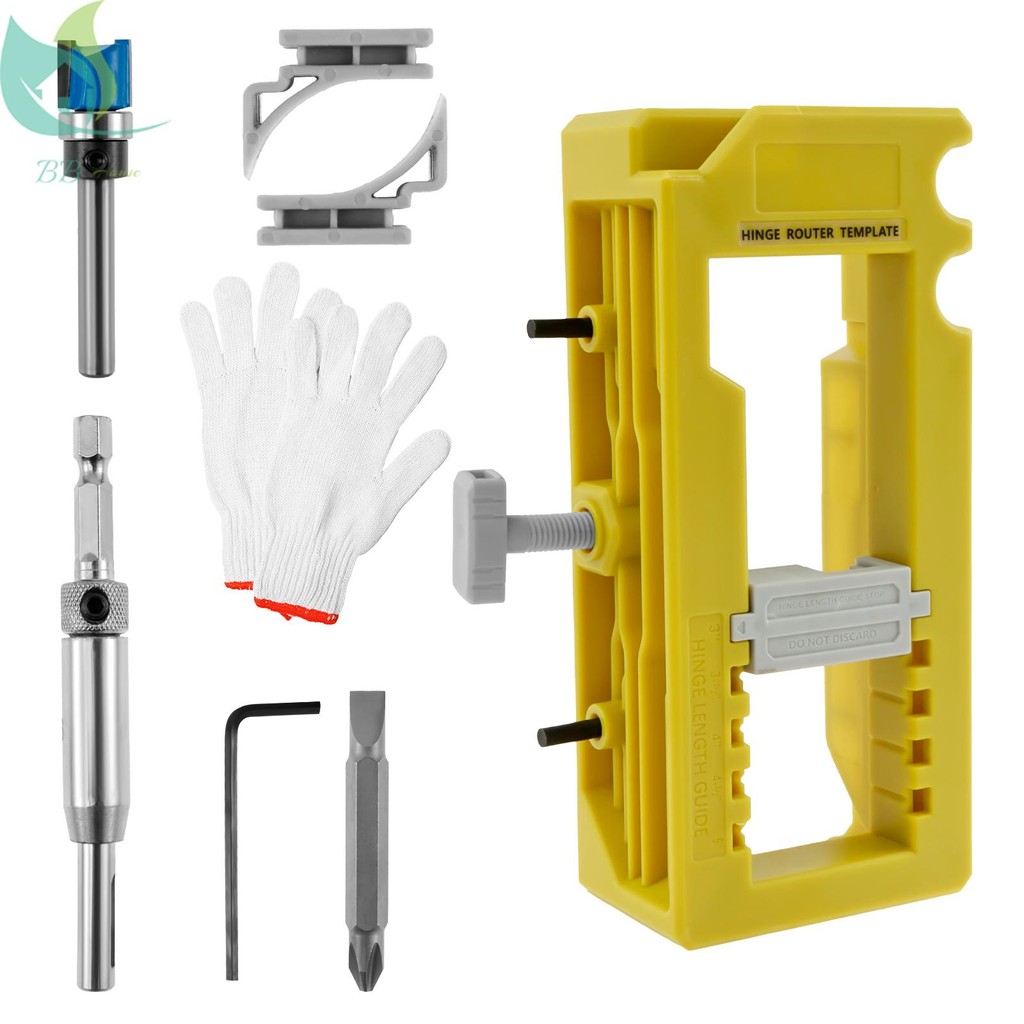 Door Hinge Jig Adjustable Door Hinge Router Template Professional Door ...