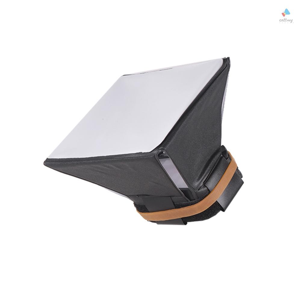 Portable Photography Flash Diffuser Mini Softbox Kit for Canon EOS ...